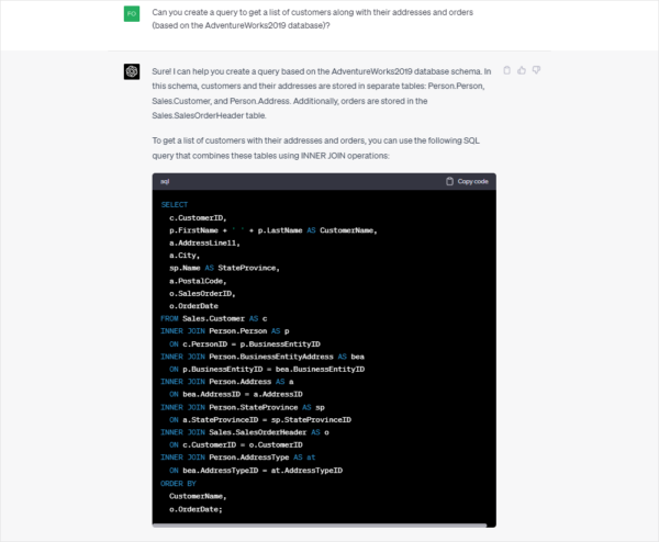 How to Use ChatGPT to Write SQL JOIN Queries - Techstrong.ai