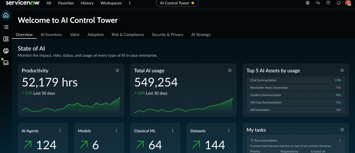 ServiceNow's New AI Control Tower Commands AI Agents - Techstrong.ai